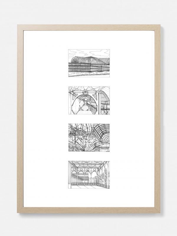 Crystal Palace original sketch hand drawn - The Next Sketch
